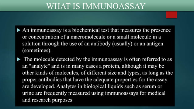 Homogeneous and heterogeneous immunoassay | PPTX | Infectious Diseases ...