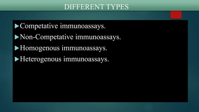 Homogeneous and heterogeneous immunoassay | PPTX | Infectious Diseases ...