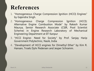 A Brief Study on Introduction to HCCI Engine- Hybrid Engine | PPTX
