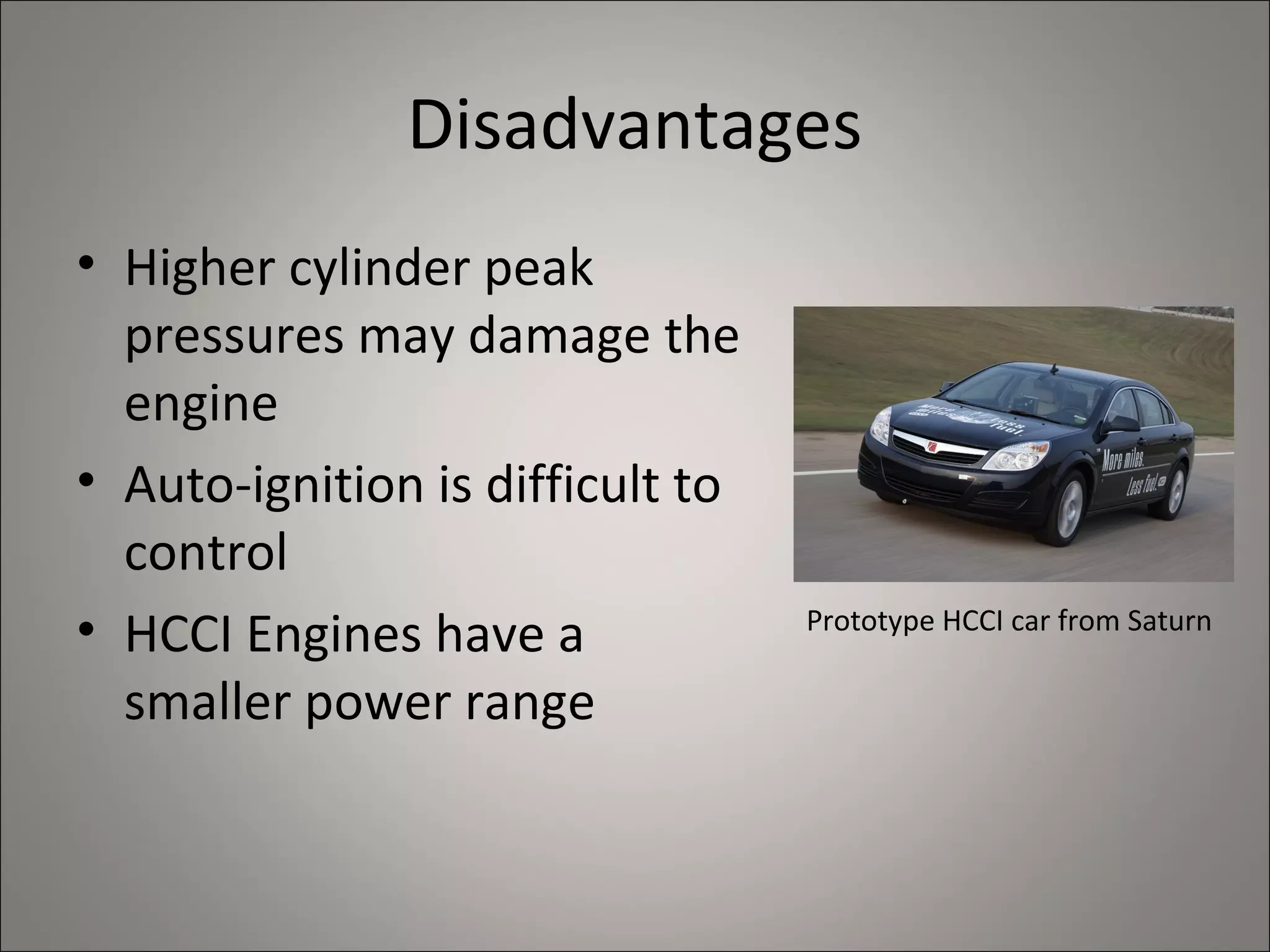 Homogeneous charge compression ignition hcci Engines | PPT