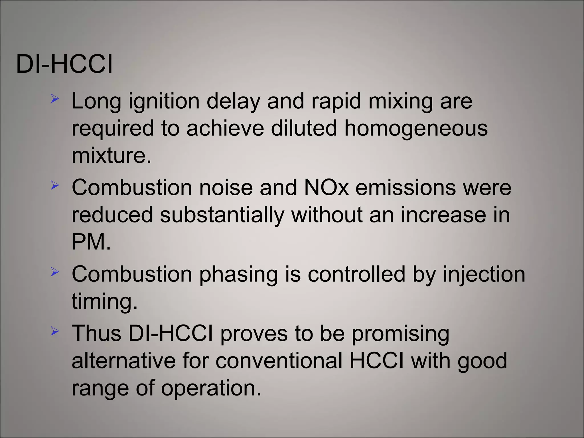 Homogeneous charge compression ignition hcci Engines | PPT