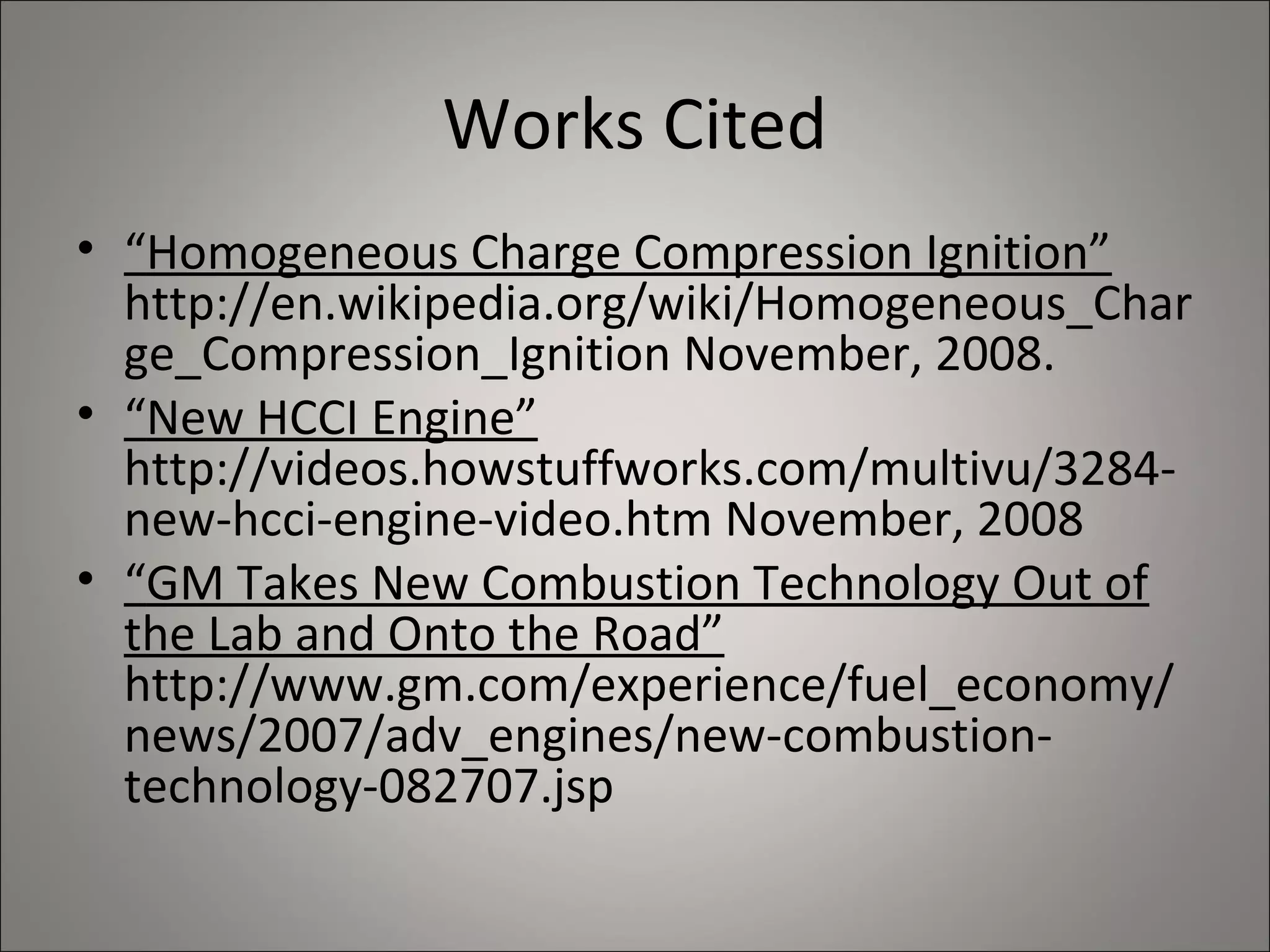 Homogeneous charge compression ignition hcci Engines | PPT