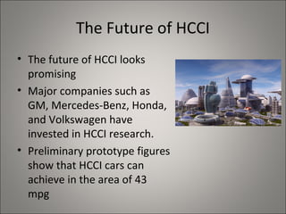 Homogeneous charge compression ignition hcci Engines | PPT
