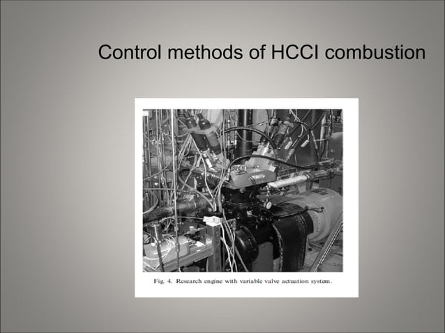 Homogeneous charge compression ignition hcci Engines | PPT | Chemistry ...