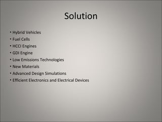Homogeneous charge compression ignition hcci Engines | PPT