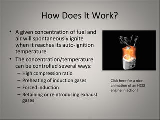 Homogeneous charge compression ignition hcci Engines | PPT