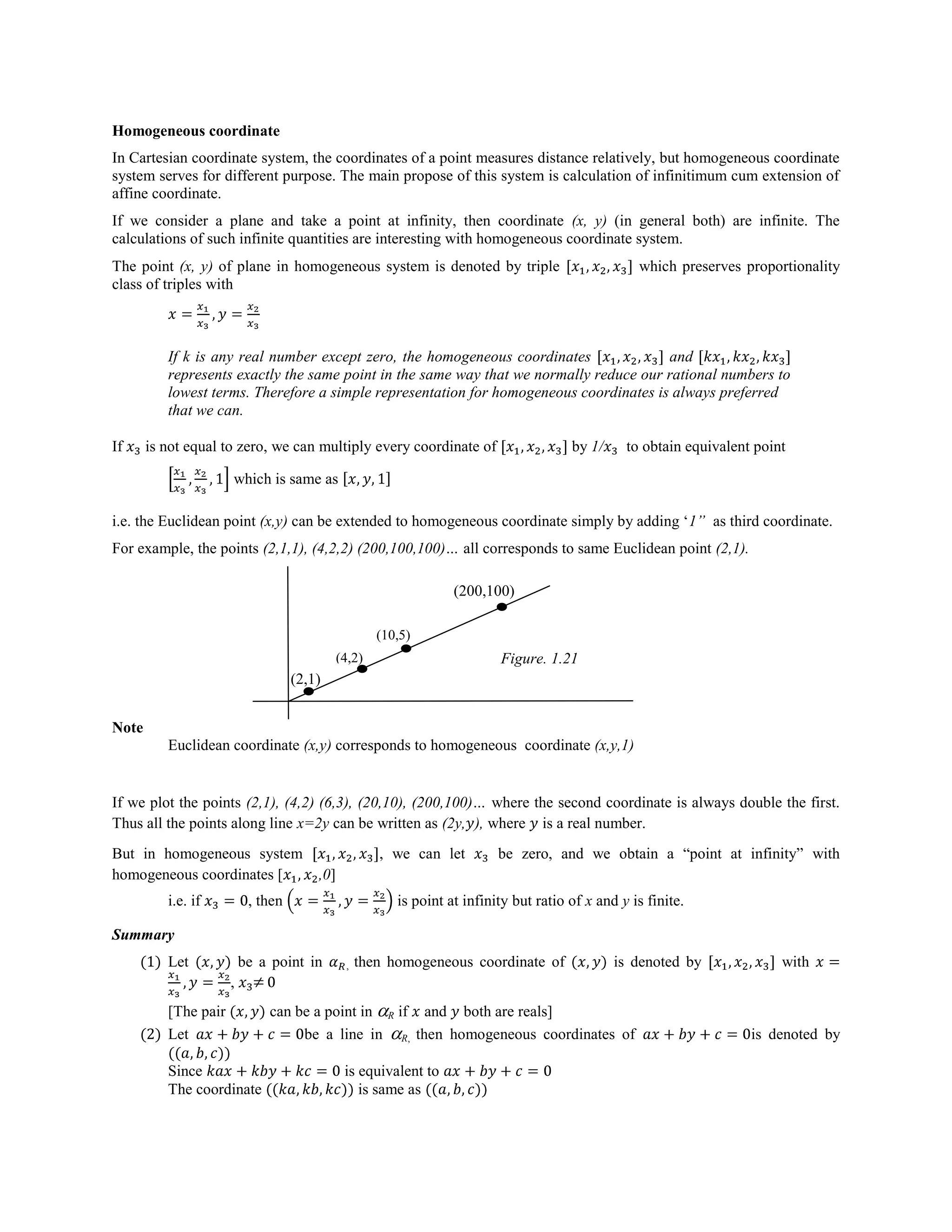 Homogeneous Coordinate Pdf