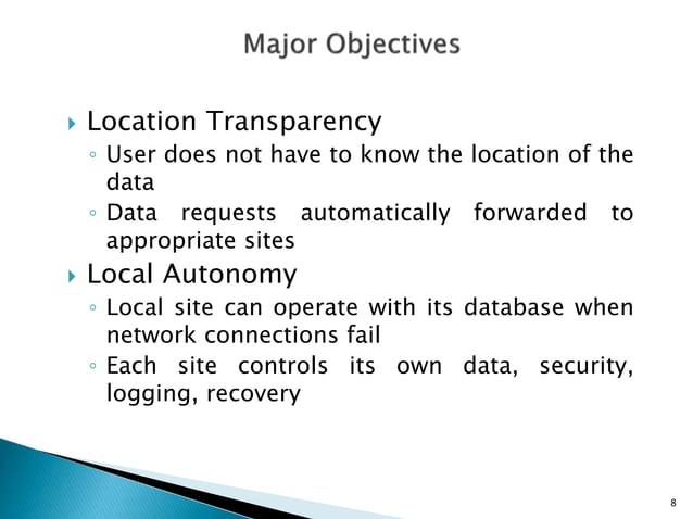 Homogeneous ddbms | PPTX