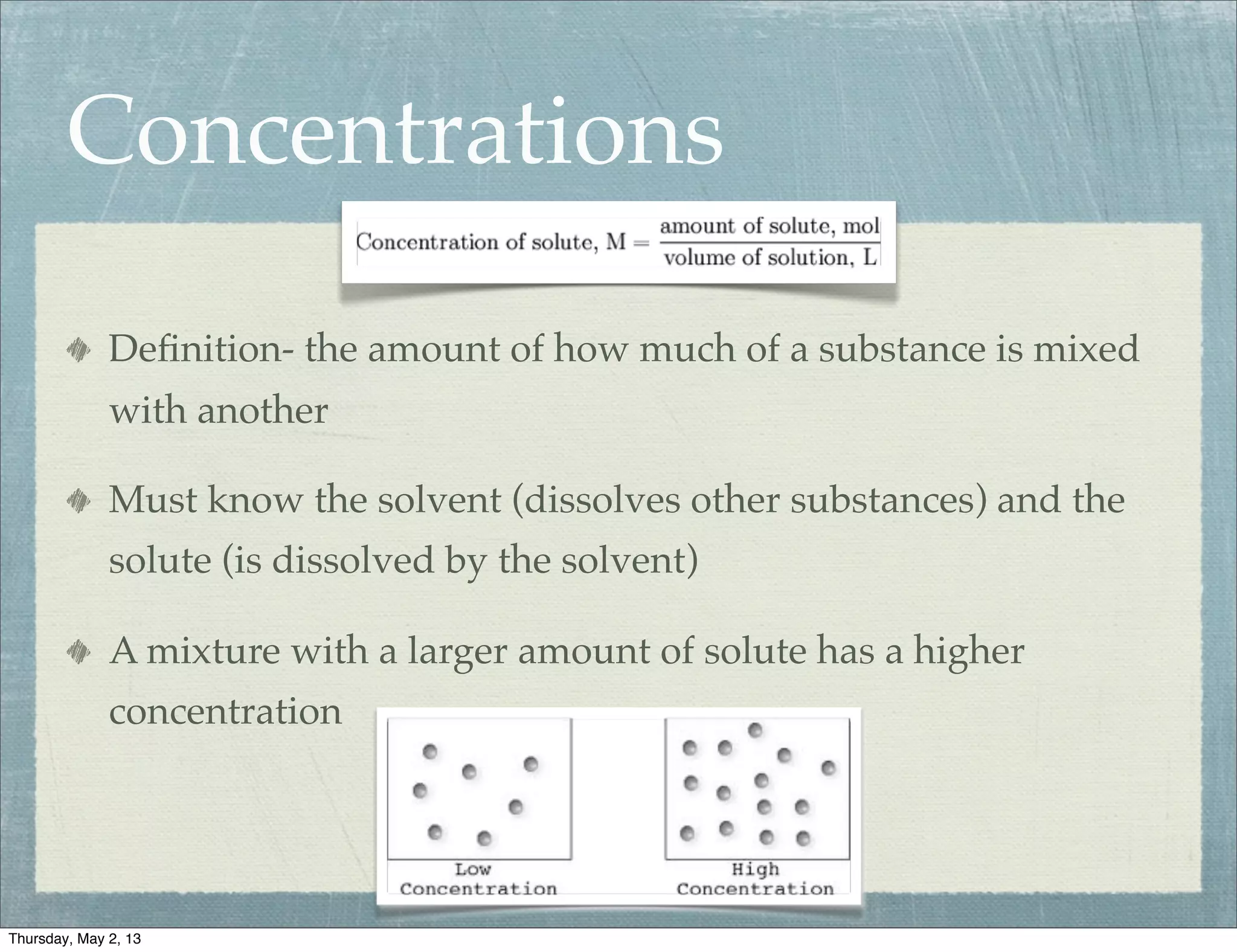 Homogeneous, heterogeneous, and concentrations | PDF | Chemistry | Science