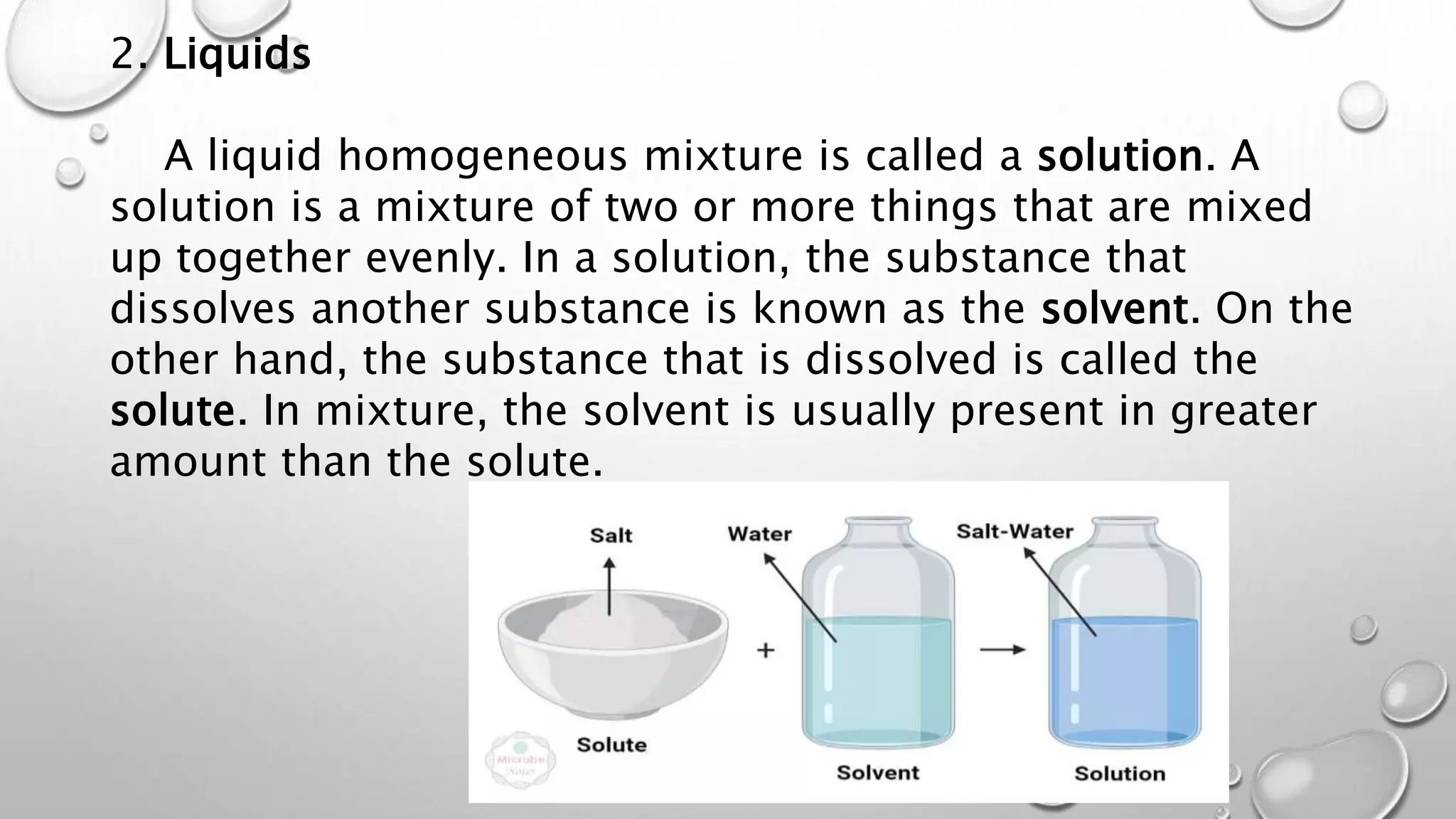 Homogeneous mixture | PPTX