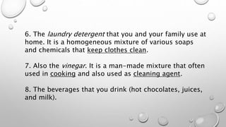 Homogeneous mixture | PPTX