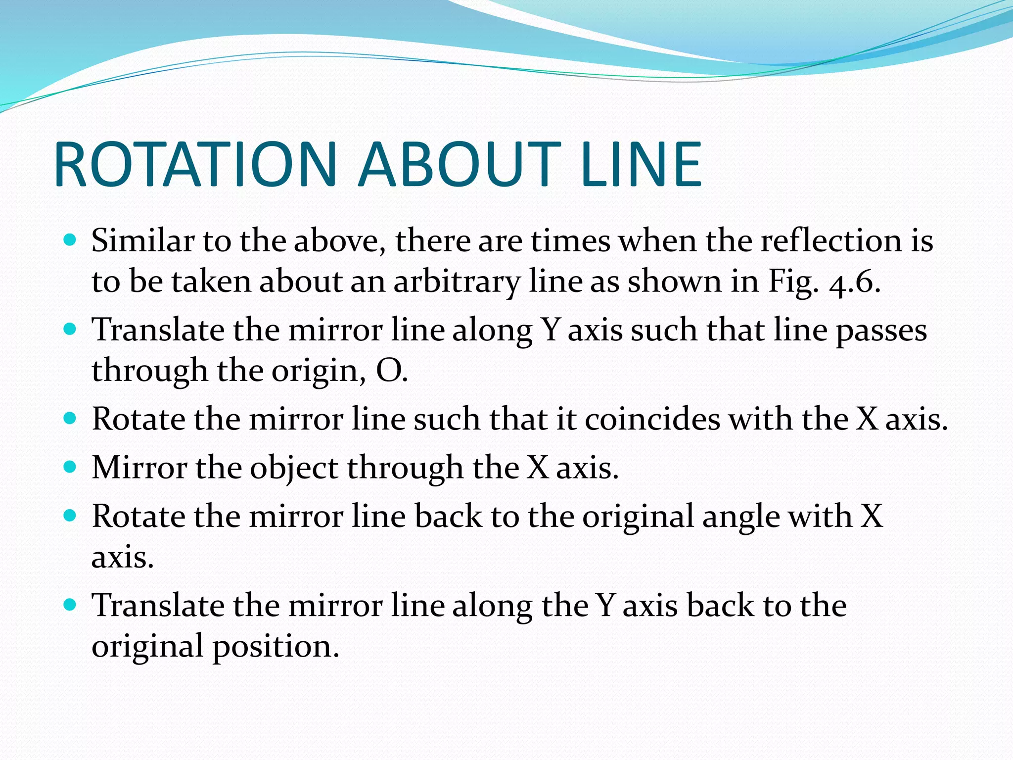 Homogeneous Representation: rotating, shearing | PPTX