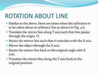 Homogeneous Representation: rotating, shearing | PPTX