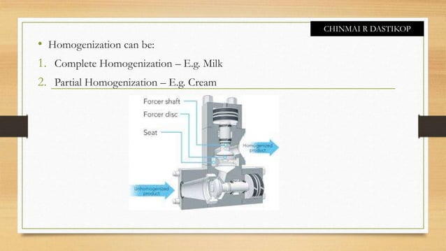 Homogenization of Milk | PPTX