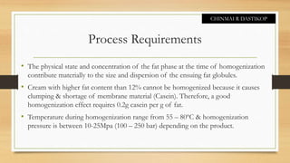 Homogenization of Milk | PPTX