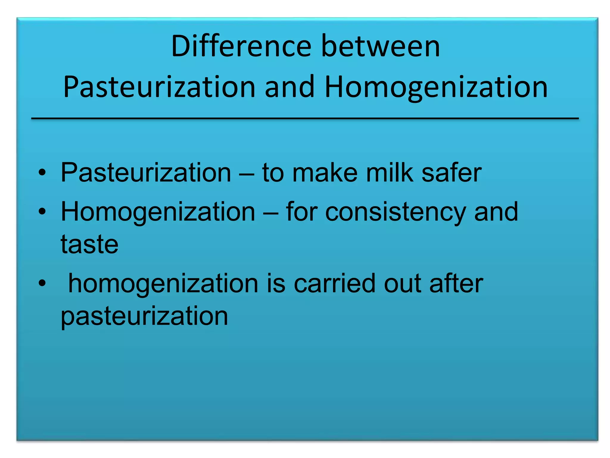 Homogenization of milk | PPTX