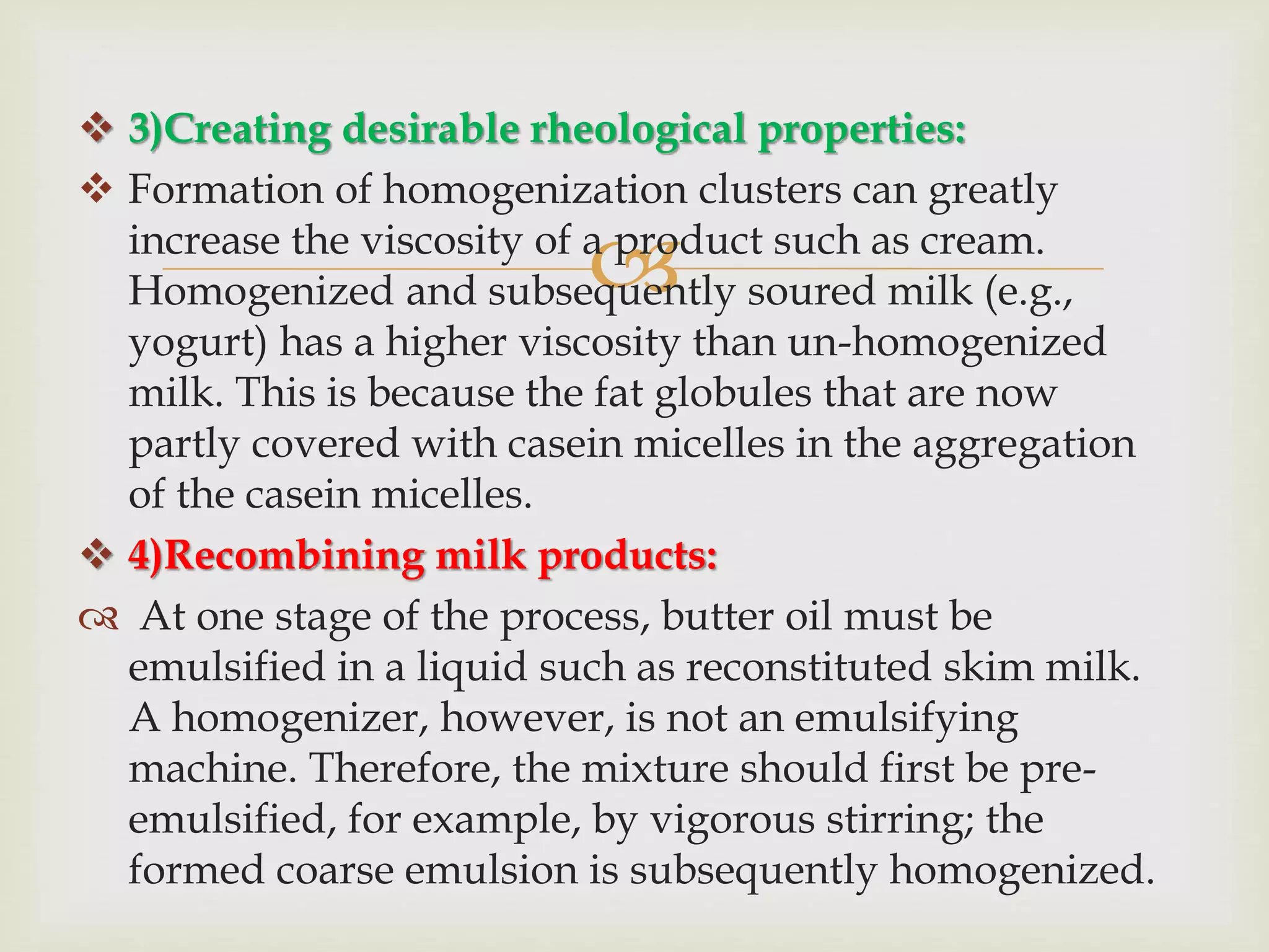 Homogenization | PPTX