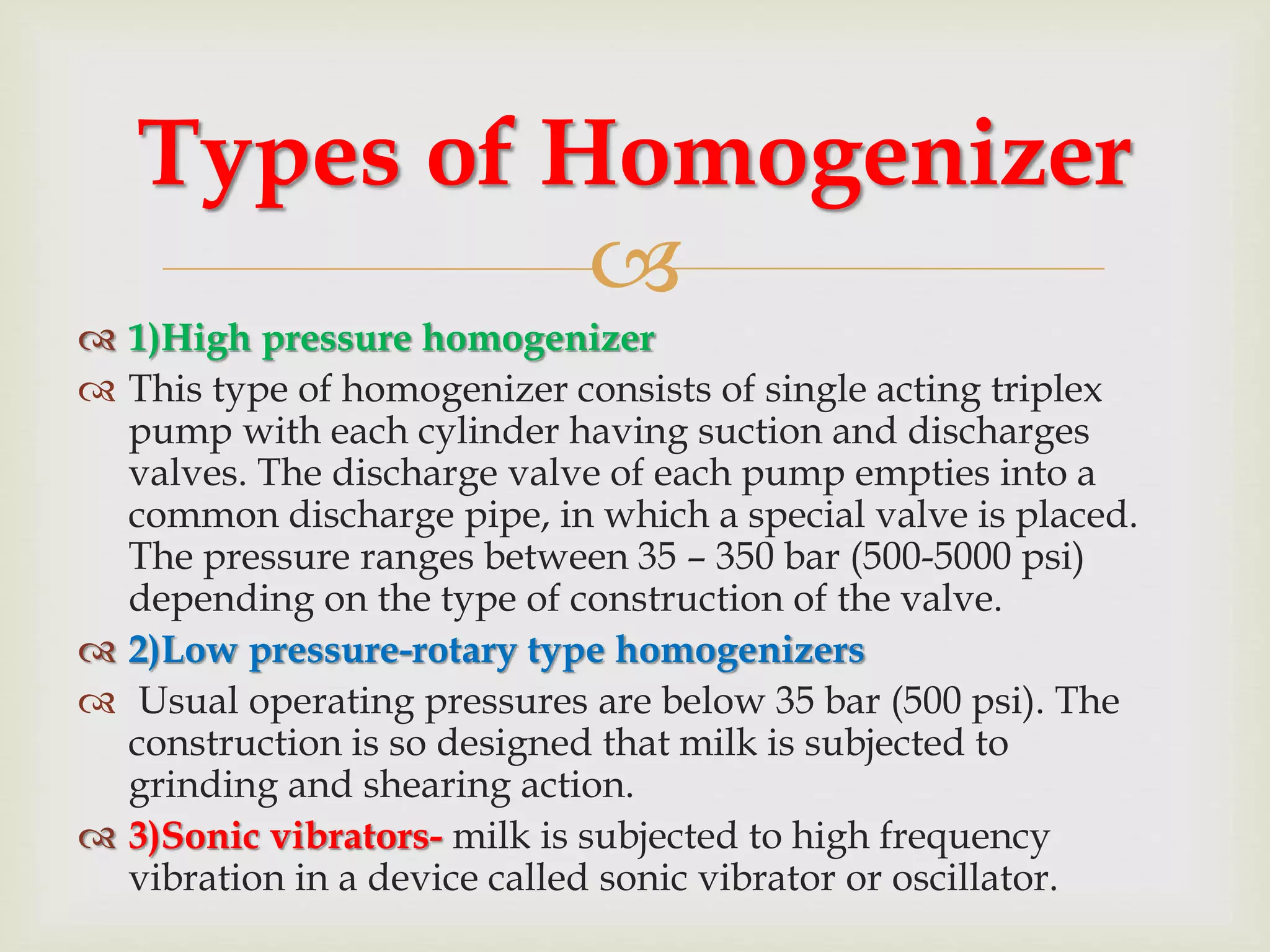 Homogenization | PPTX