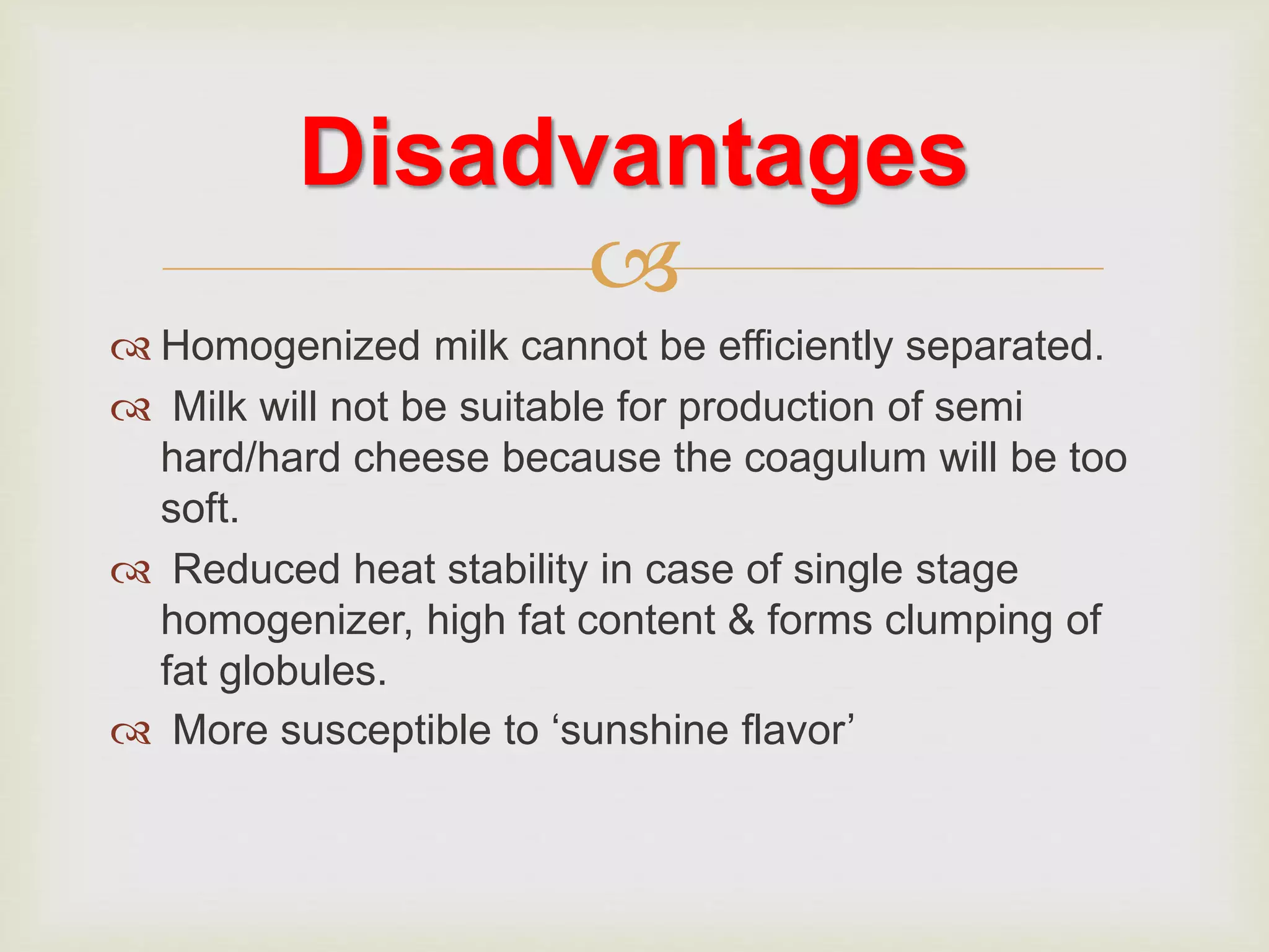 Homogenization | PPTX