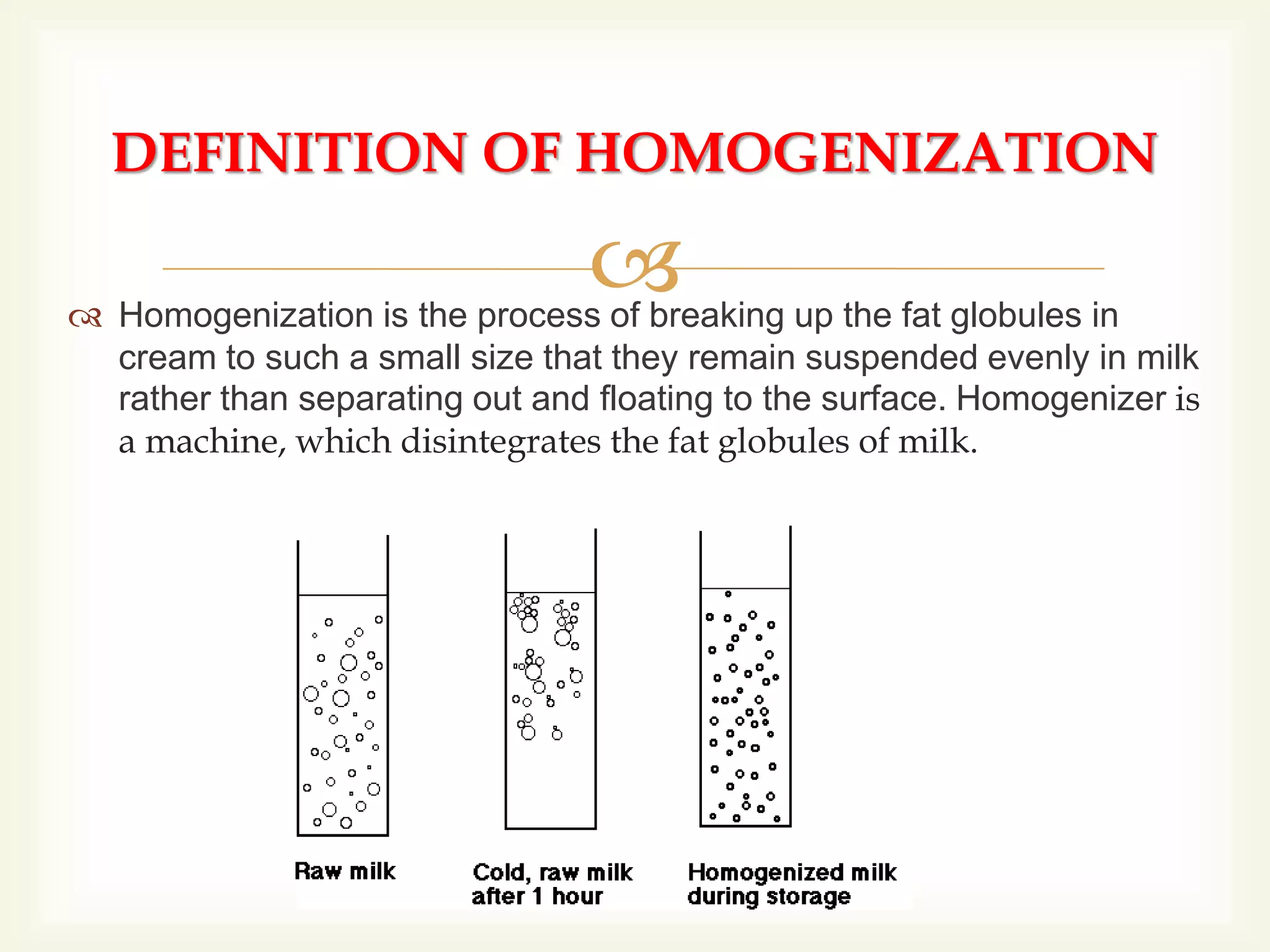 Homogenization | PPTX