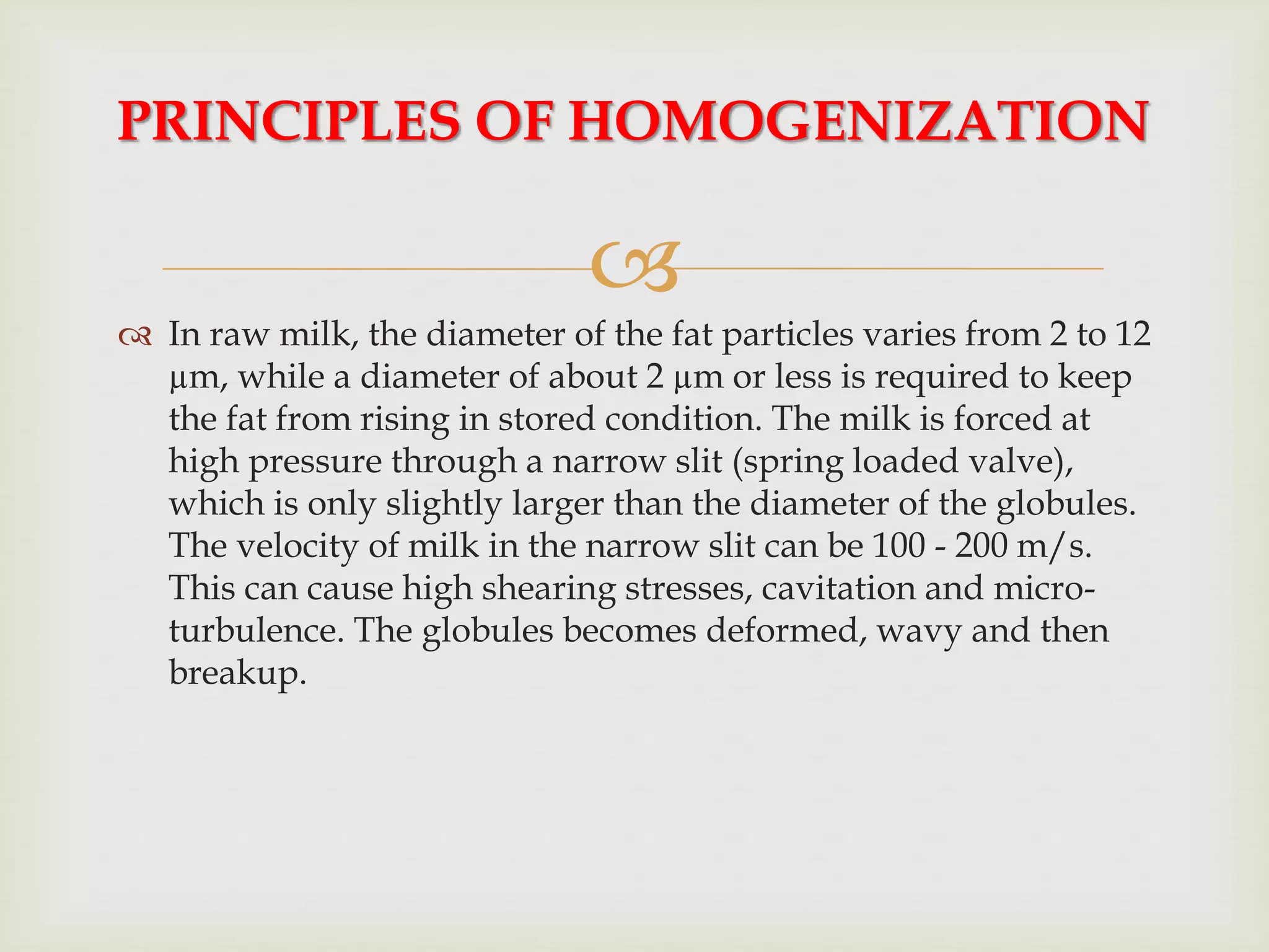 Homogenization | PPTX