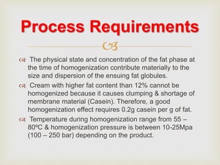 Homogenization | PPTX