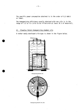 Homogenization silos | PDF
