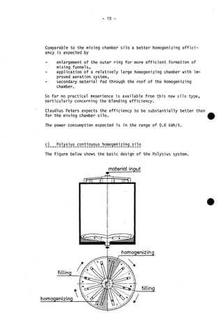 Homogenization silos | PDF
