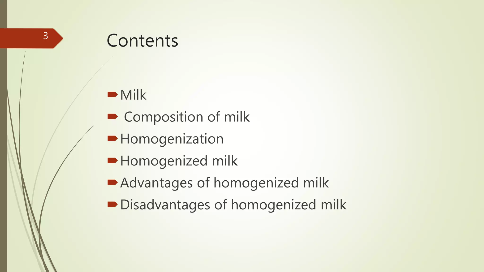 Homogenized milk | PPTX