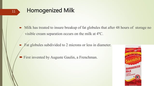 Homogenized milk | PPTX | Chemistry | Science