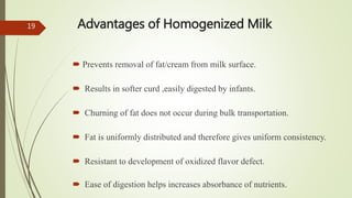 Homogenized milk | PPTX