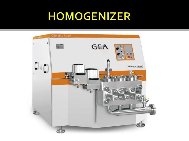 Homogenizer - Homogenization of milk