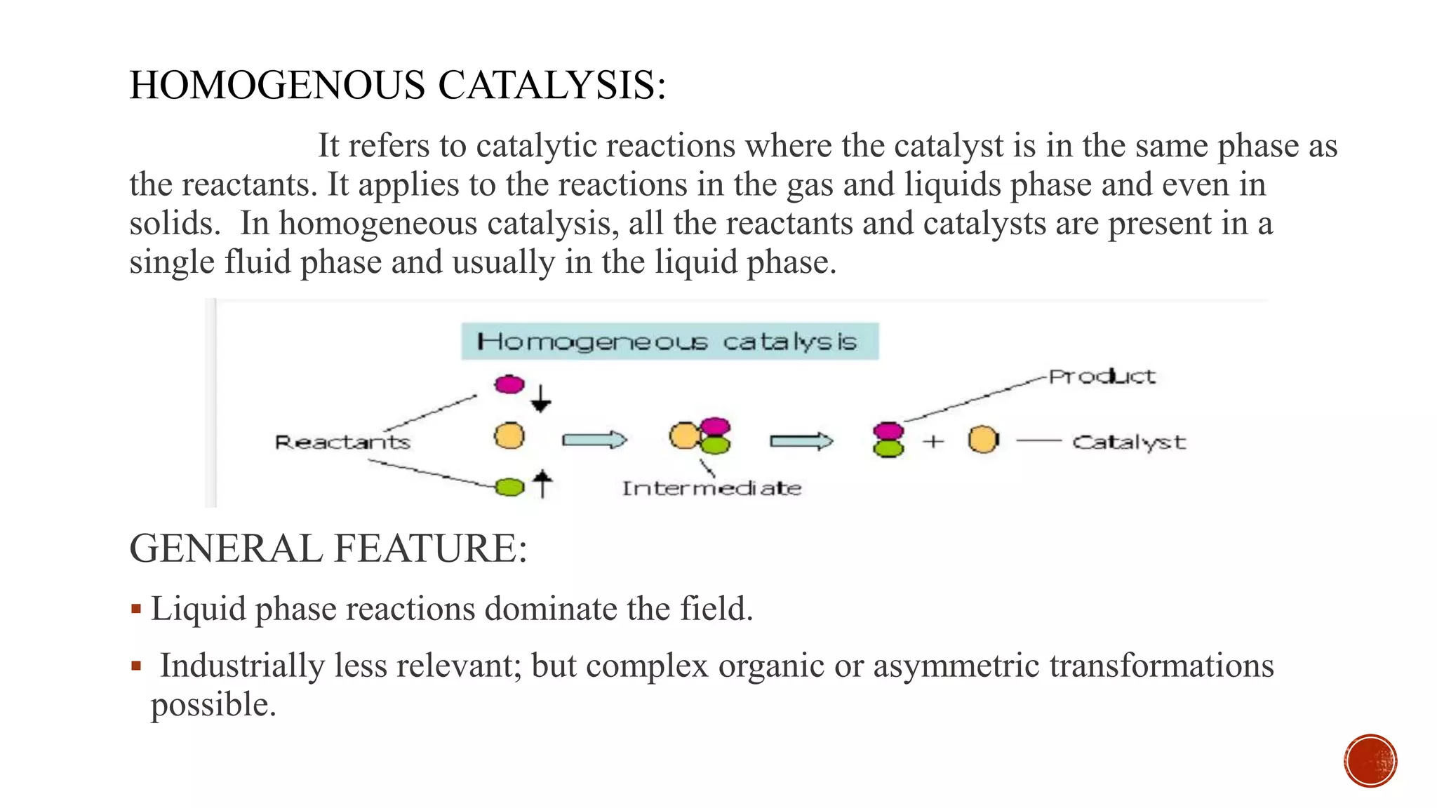 Homogenous catalysis | PPTX