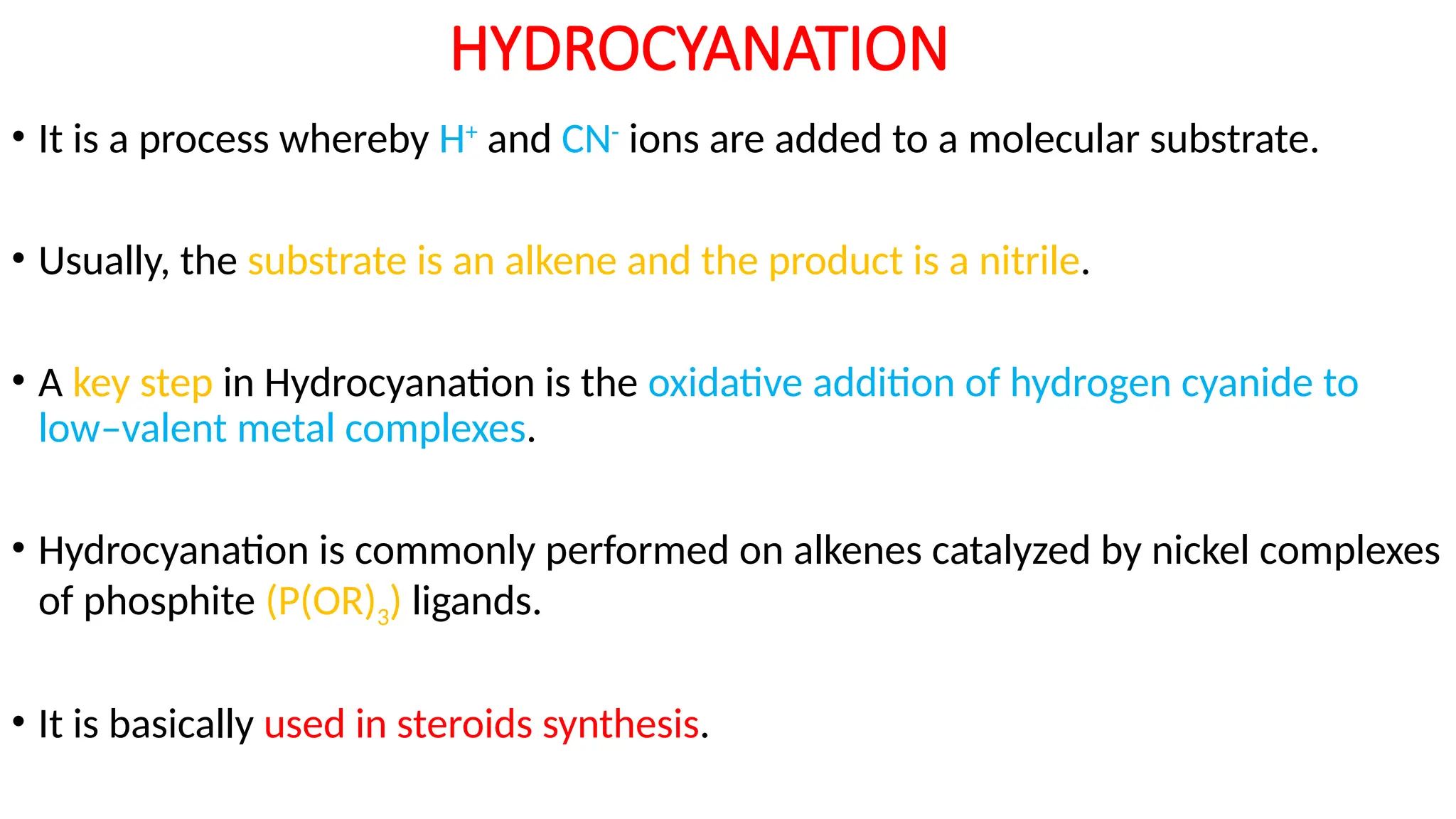 UNIT - 4 CATALYSIS : (C) HOMOGENOUS CATALYSIS , HYDROGENATION ...