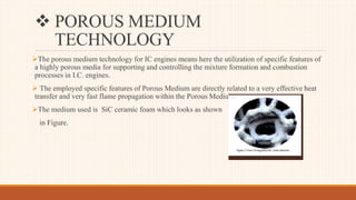 Homogenous combustion in porous medium | PPTX