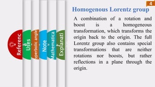 Homogenous lorentz group.pptx