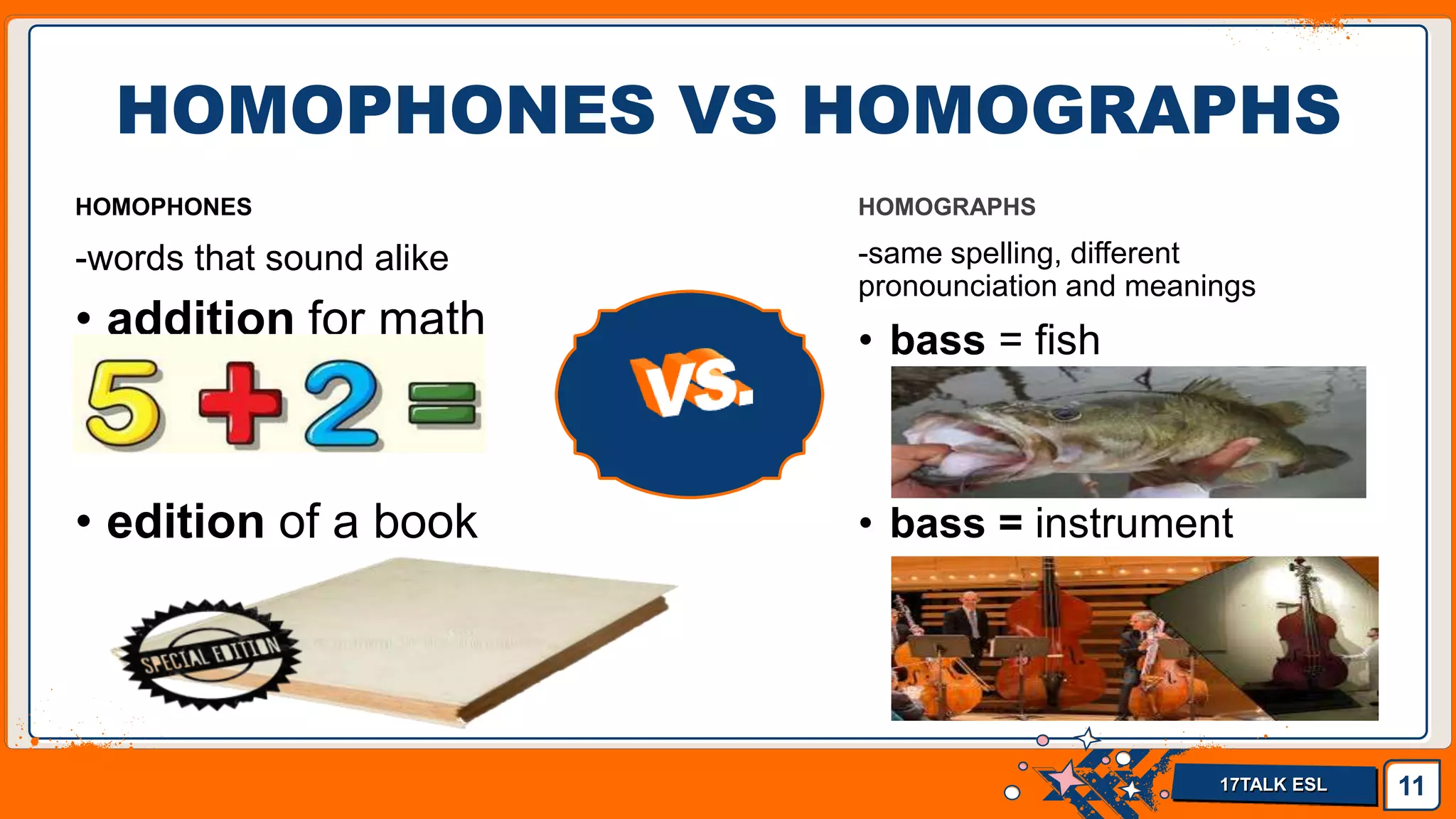 Homographs and homophones | PPTX