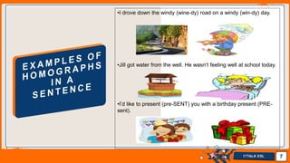 Homographs and homophones | PPTX