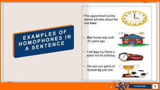Homographs and homophones | PPTX