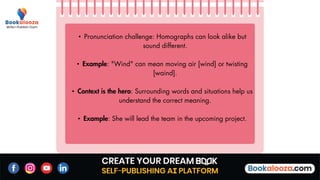 Twinning Meanings: Homographs Unveiled with Definitions and Examples ...