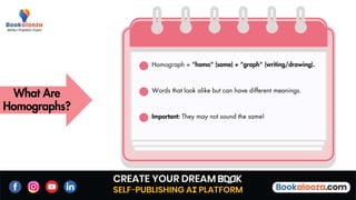 Twinning Meanings: Homographs Unveiled with Definitions and Examples ...