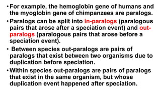 HOMOLOGY ANALOGY BIOINFORMATICS .PPTX