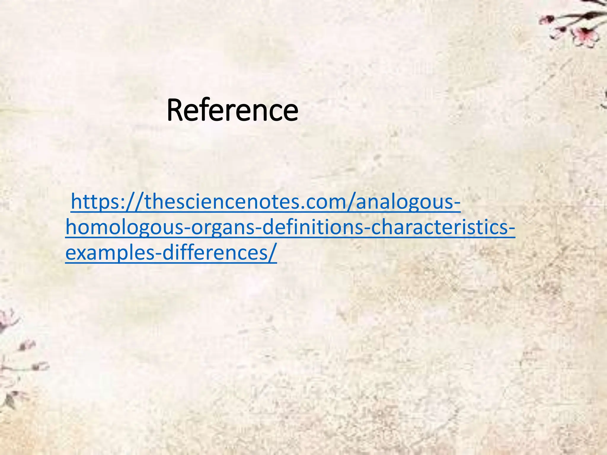 Homologous organs and analogous organs.. | PPTX
