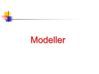 Homology modeling tools | PPT