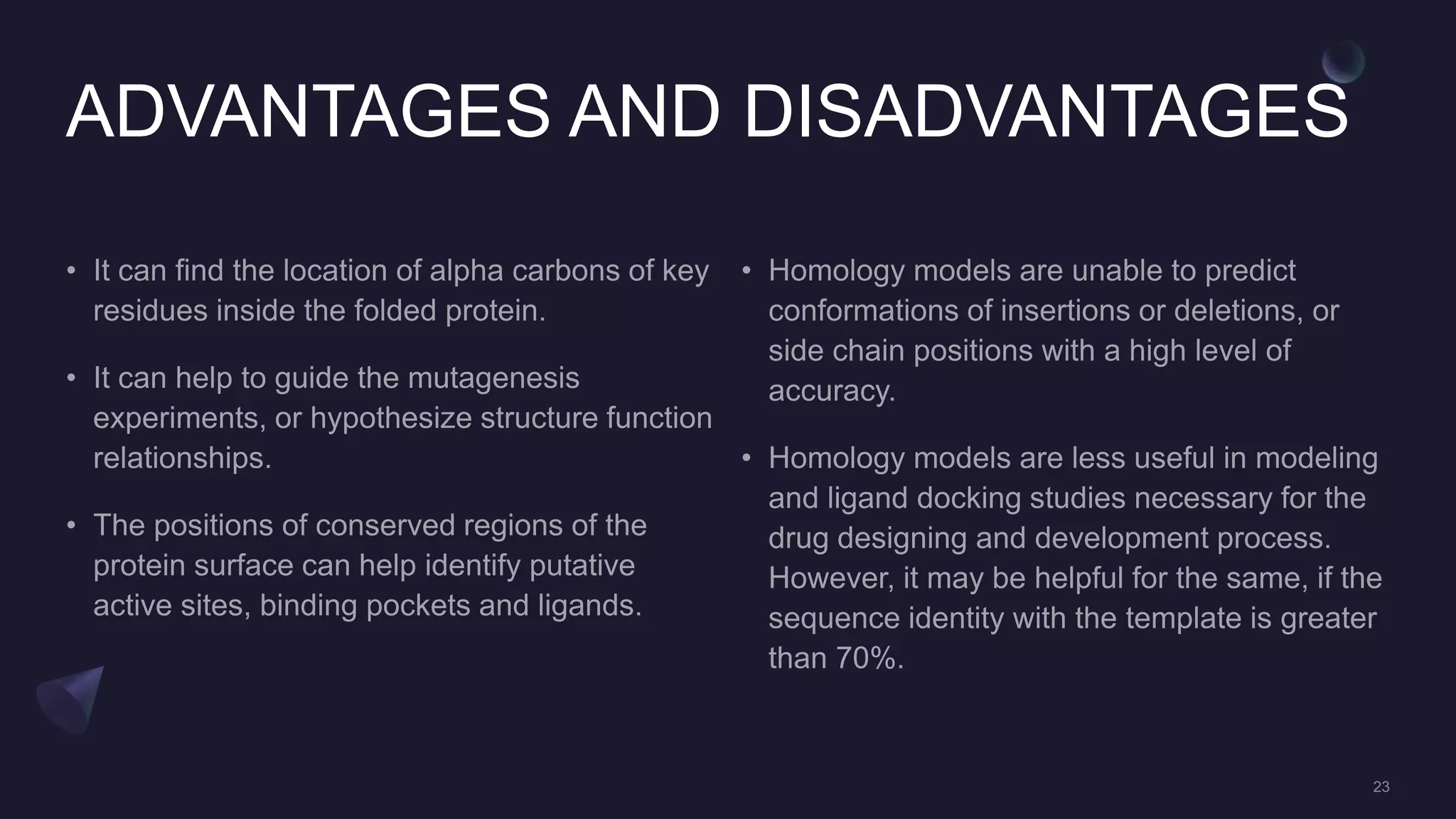 Homology modeling of proteins (ppt) | PPTX