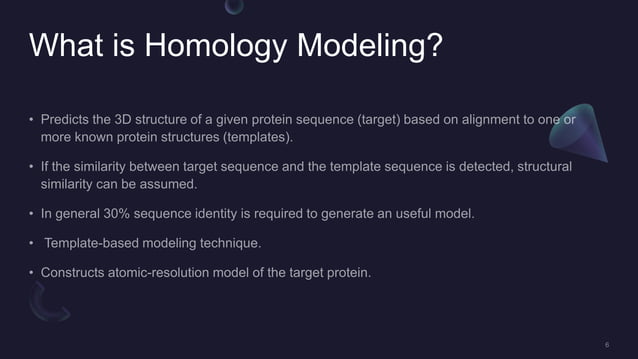 Homology modeling of proteins (ppt) | PPTX