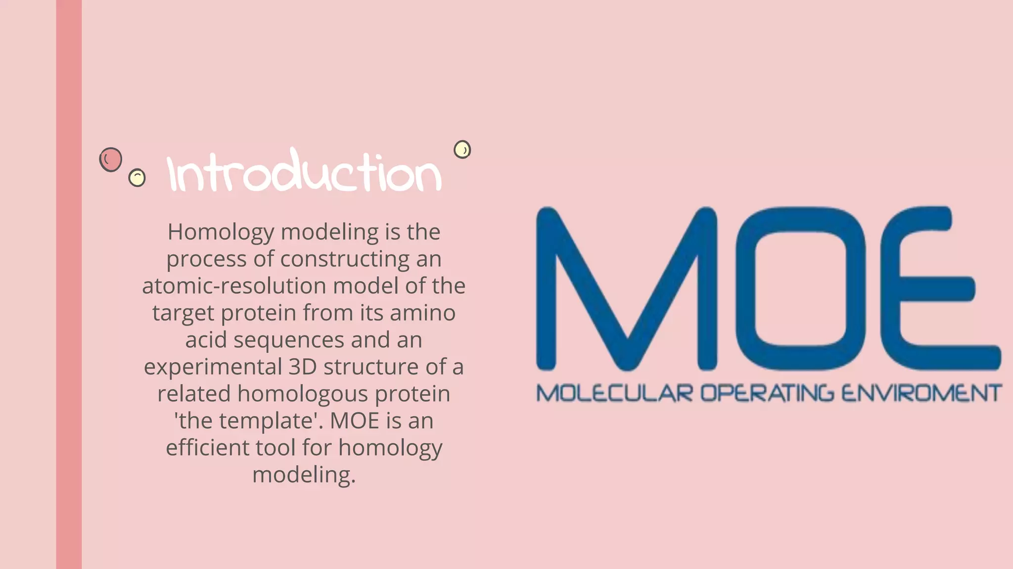 Homology modeling using MOE | PPTX