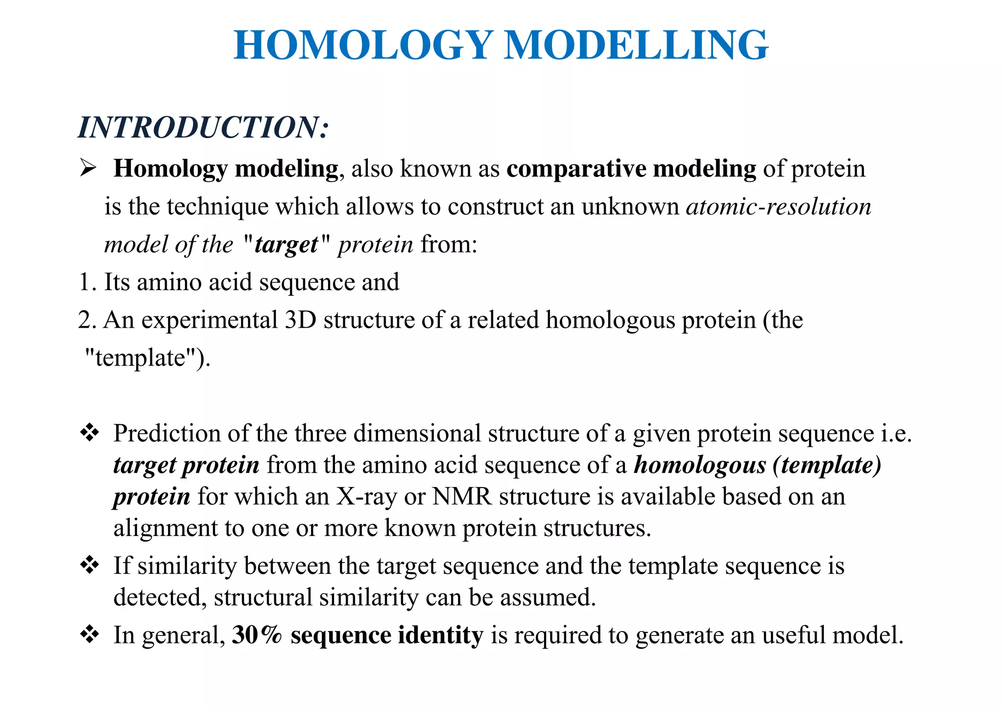 homology modellign lecture .pdf