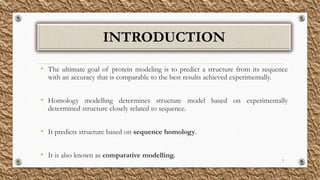 Homology Modelling | PPTX