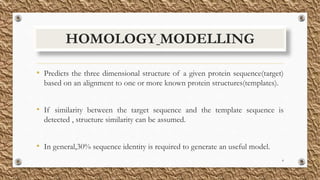 Homology Modelling | PPTX